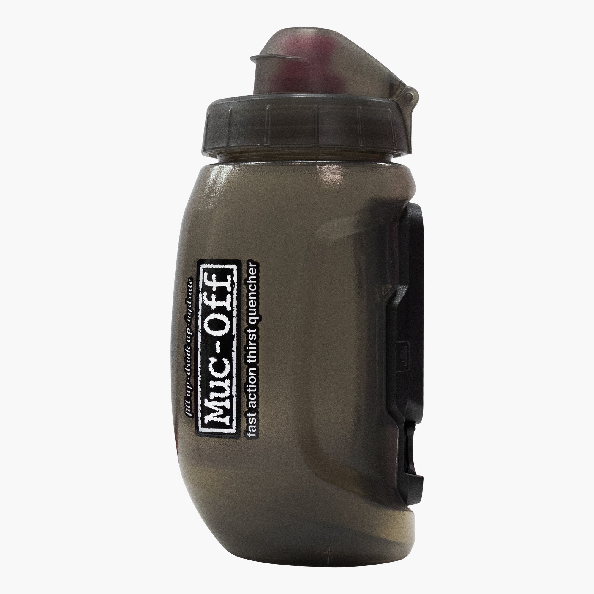Muc-Off x Fidlock Twist Bottle 450ml - Smoked + Bike Base | Muc-Off UK