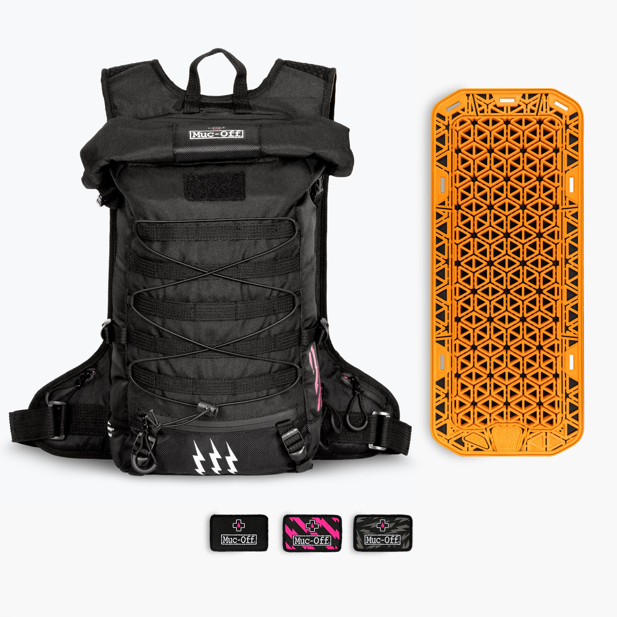 Ride Pack Black + D30 Back Protector | Muc-Off UK