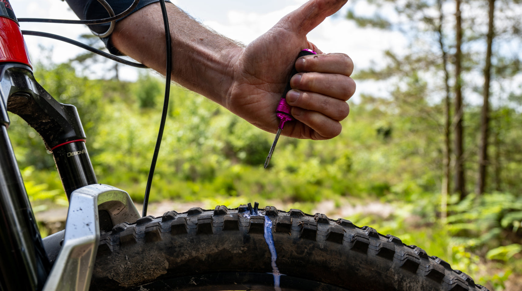 Precision Tubeless Repair Capsule - Pink | Muc-Off UK
